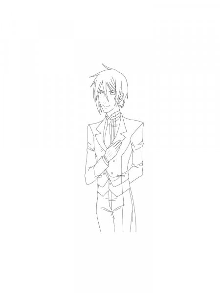 Black Butler coloring pages
