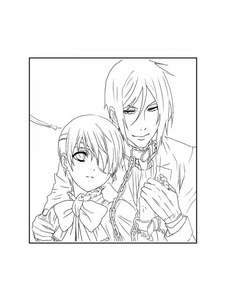 Black Butler coloring pages