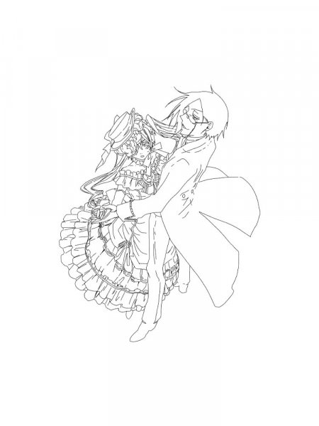 Black Butler coloring pages
