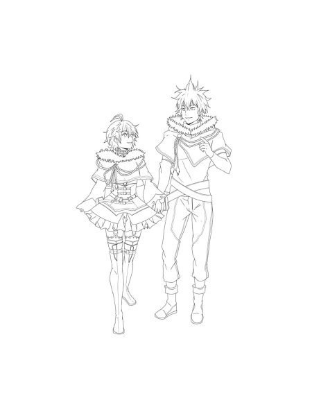 Black Clover coloring pages