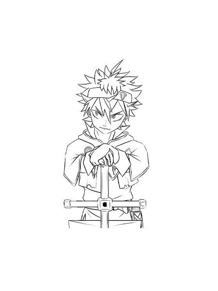 Black Clover coloring pages