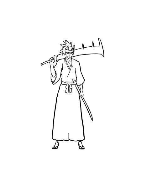 Bleach coloring pages