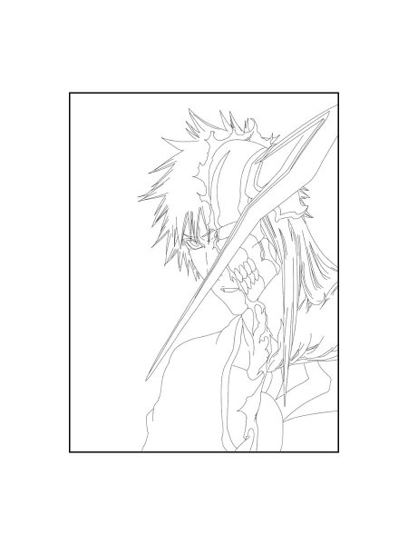 Bleach coloring pages