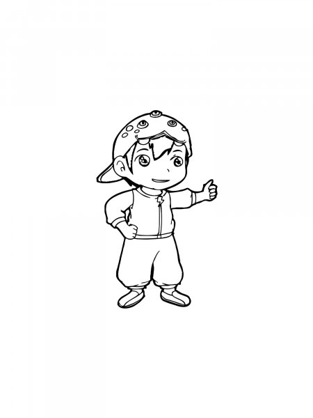 BoBoiBoy coloring pages