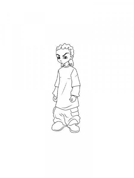 Boondocks coloring pages