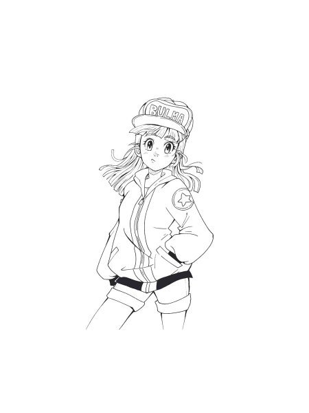 Bulma coloring pages