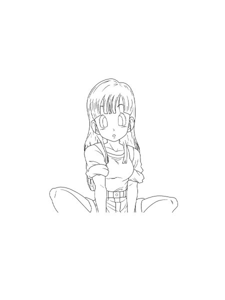 Bulma coloring pages