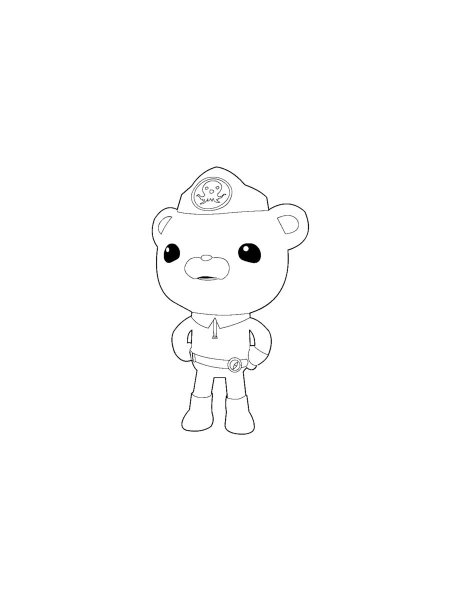 Captain Barnacles coloring pages