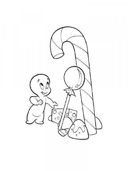 Casper coloring pages