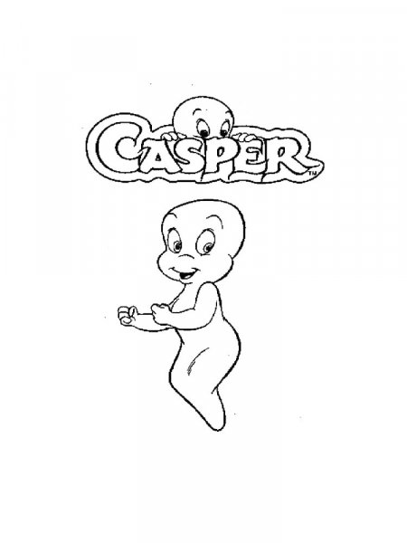 Casper coloring pages