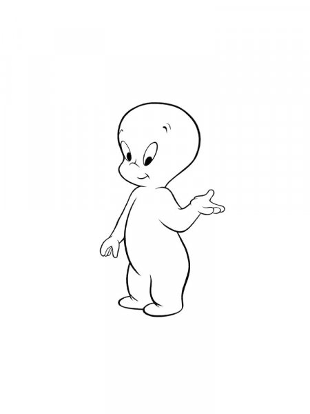 Casper coloring pages