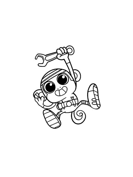 Chico Bon Bon coloring pages