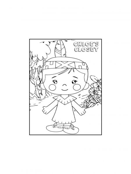 Chloe's Closet coloring pages
