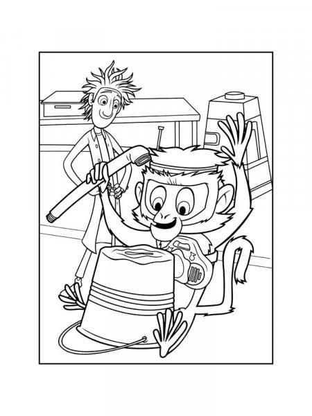 Cloudy with a chance of meatballs coloring pages