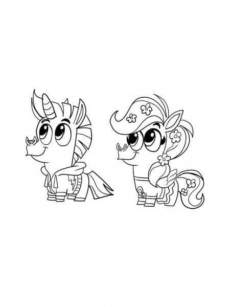 Corn & Peg coloring pages