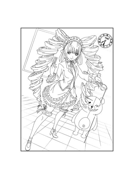 Danganronpa coloring pages