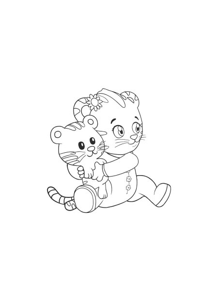 Daniel Tiger coloring pages