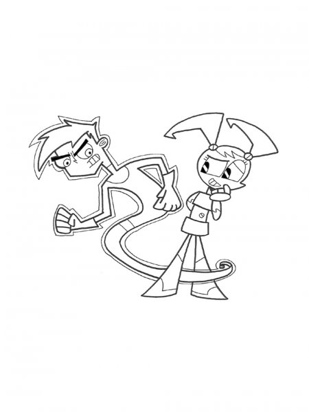 Danny Phantom coloring pages