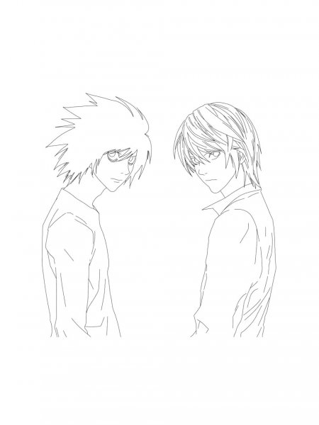 Death Note coloring pages