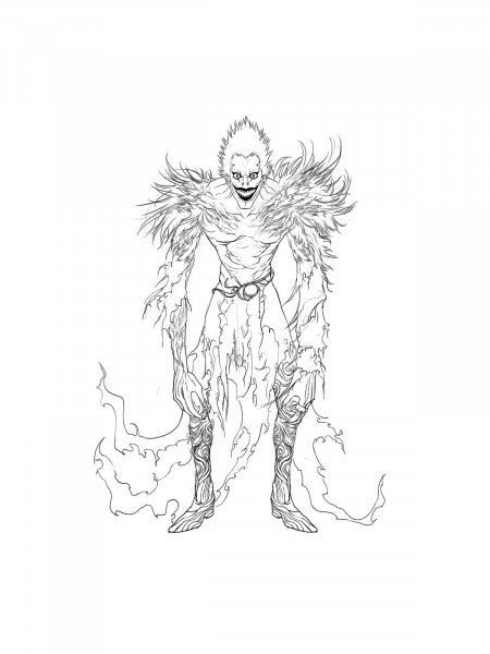 Death Note coloring pages