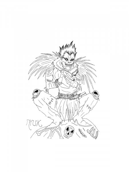 Death Note coloring pages