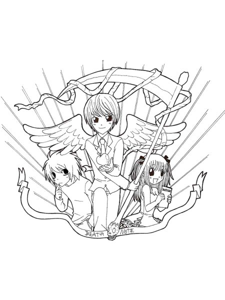 Death Note coloring pages