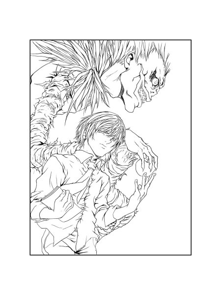 Death Note coloring pages