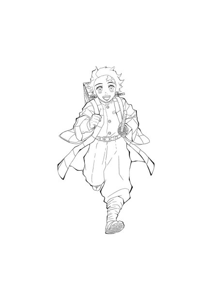 Demon Slayer coloring pages