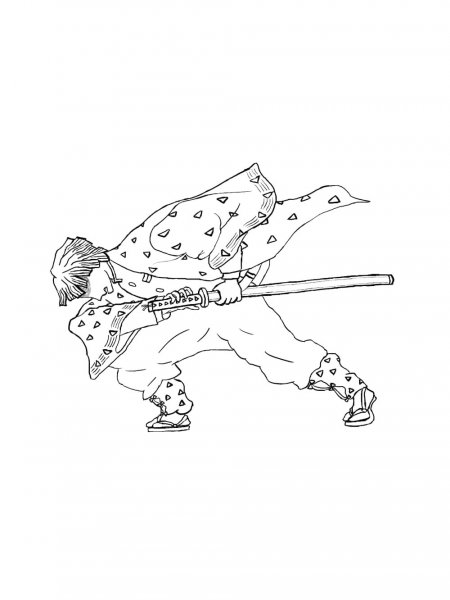 Demon Slayer coloring pages