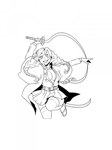 Demon Slayer coloring pages