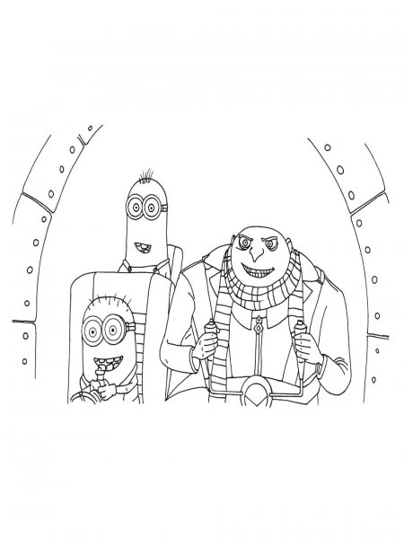 Despicable Me coloring pages