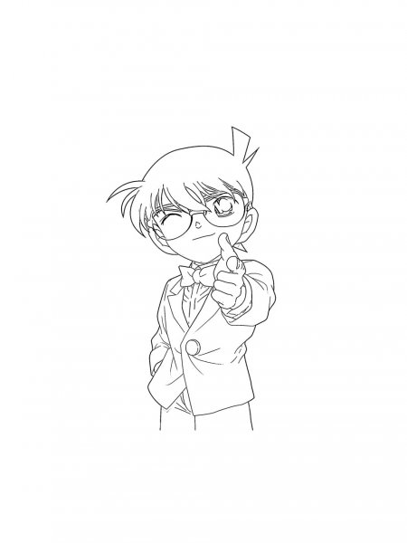 Detective Conan coloring pages