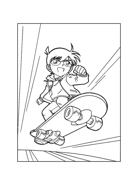 Detective Conan coloring pages