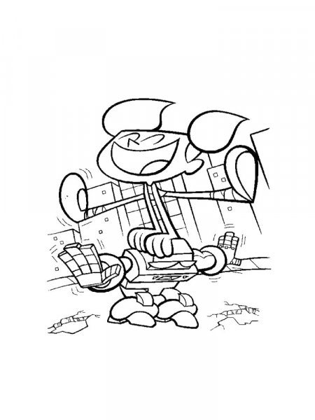 Dexter's Laboratory coloring pages