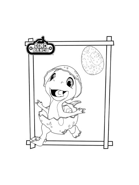Dino Ranch coloring pages