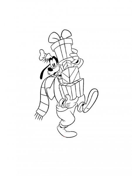 Disney Christmas coloring pages