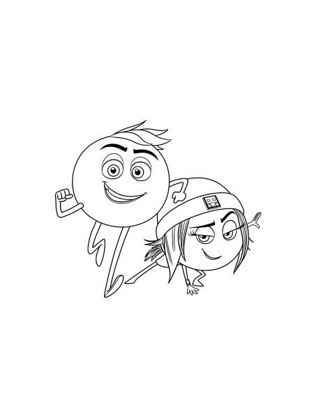Emoji Movie coloring pages