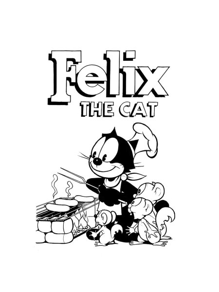 Felix The Cat coloring pages
