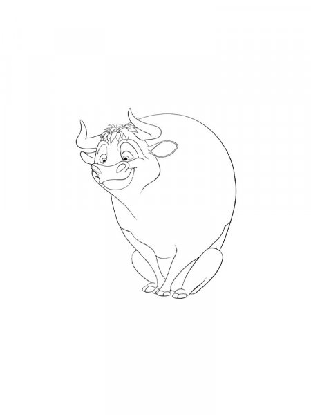 Ferdinand coloring pages