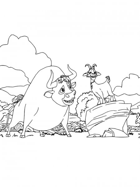 Ferdinand coloring pages