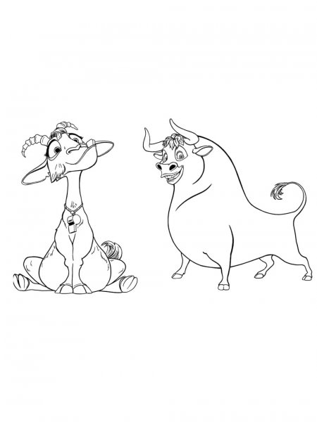 Ferdinand coloring pages