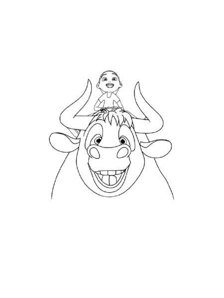 Ferdinand coloring pages