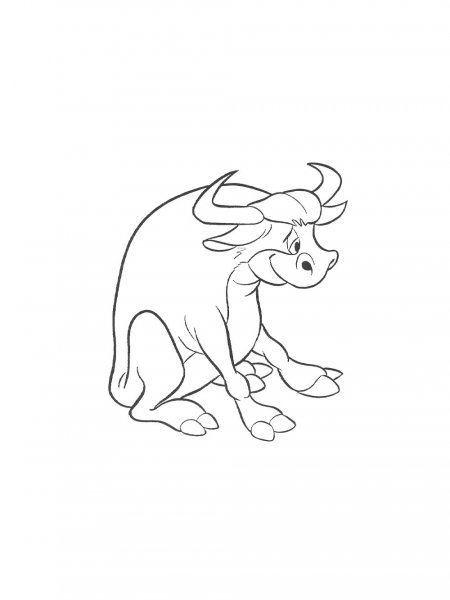 Ferdinand coloring pages