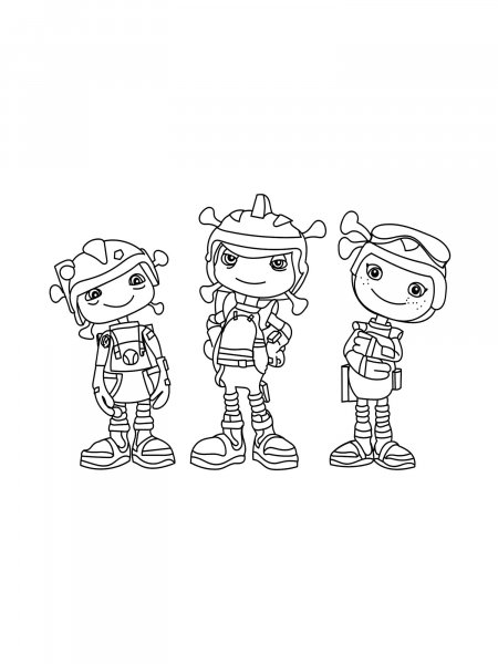 Floogals coloring pages