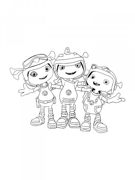 Floogals coloring pages