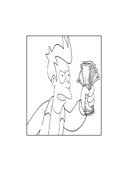 Futurama coloring pages