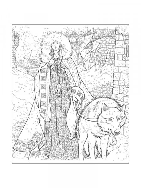 Game of Thrones coloring pages