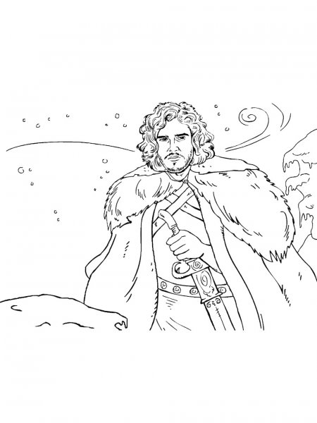 Game of Thrones coloring pages