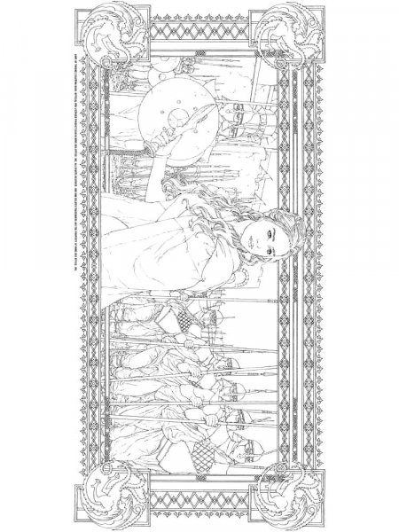 Game of Thrones coloring pages