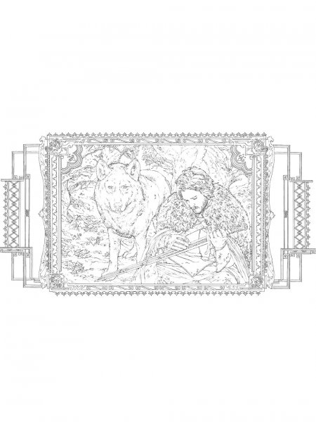 Game of Thrones coloring pages